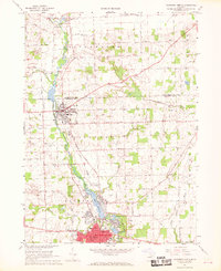 Hi-Res Interactive Map of Tecumseh North, Lenawee County, MI in 1967 ...